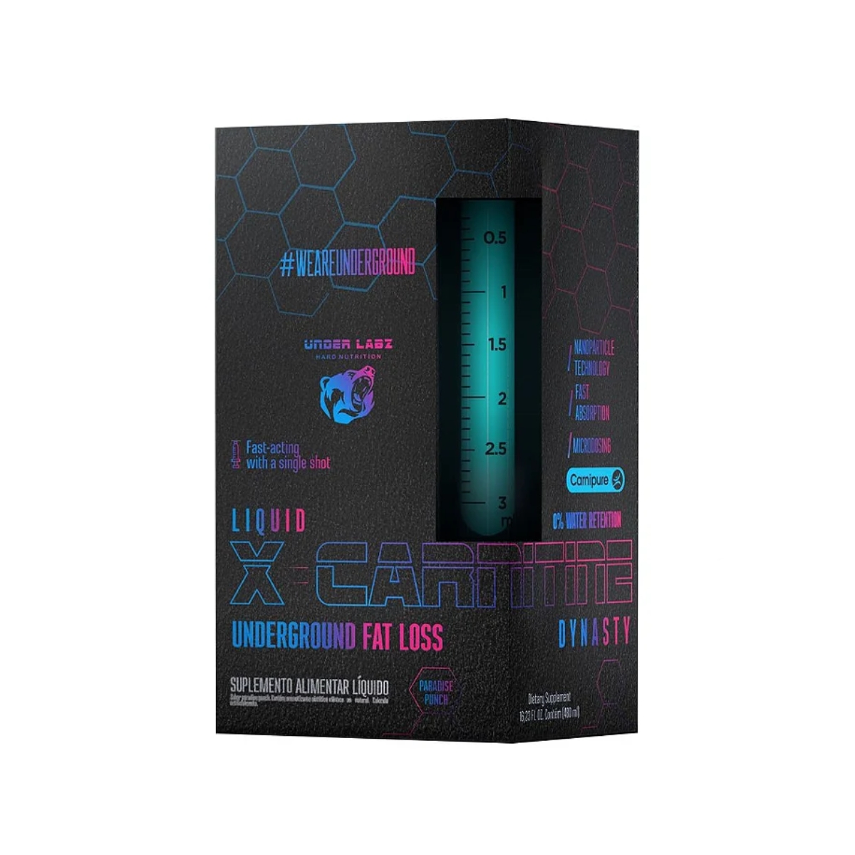 X-carnitine Dinasty (480ml) L-carnitina - Under Labz - Under Labz