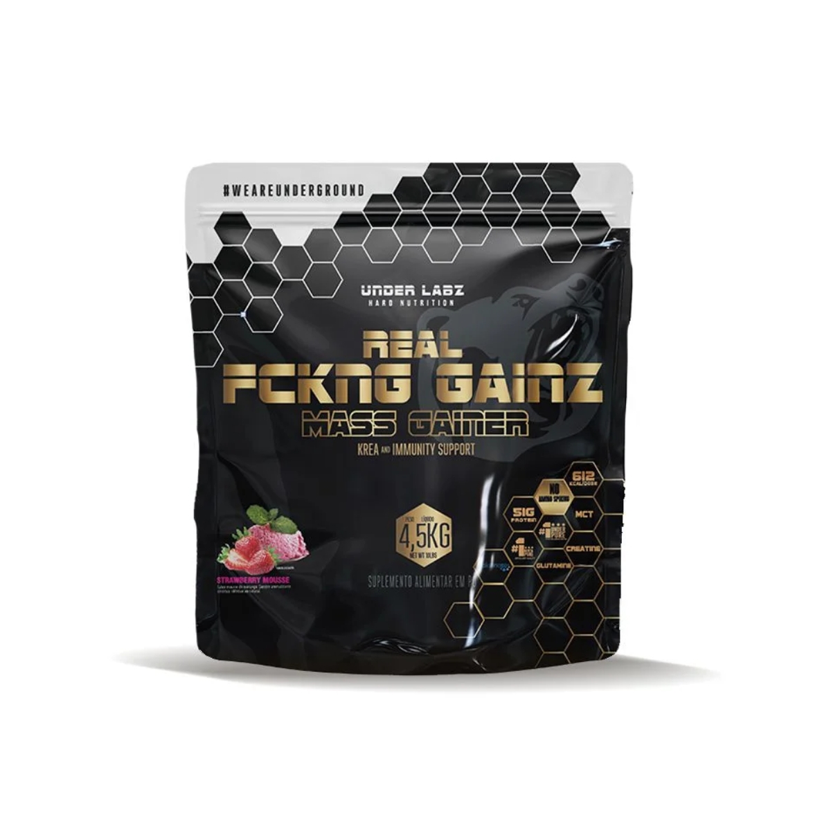 Real Fckng Gainz Mass Gainer (4,5kg) Hipercalórico - Under Labz - Under ...