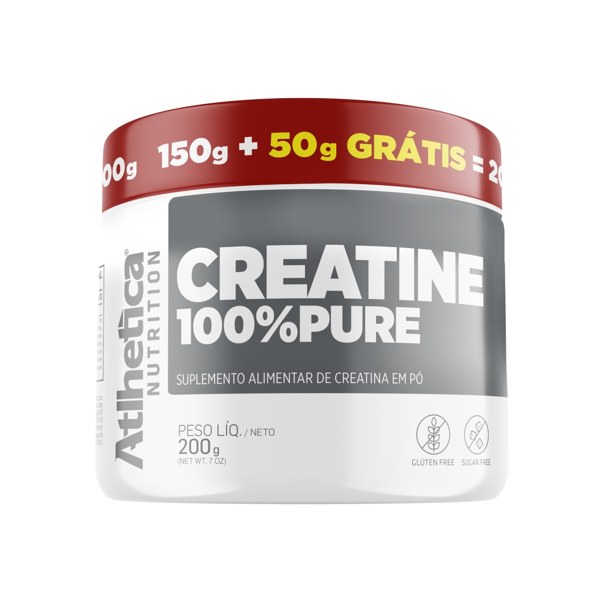 Creatina 100% Pure (200g) - Atlhetica - Atlhetica Nutrition