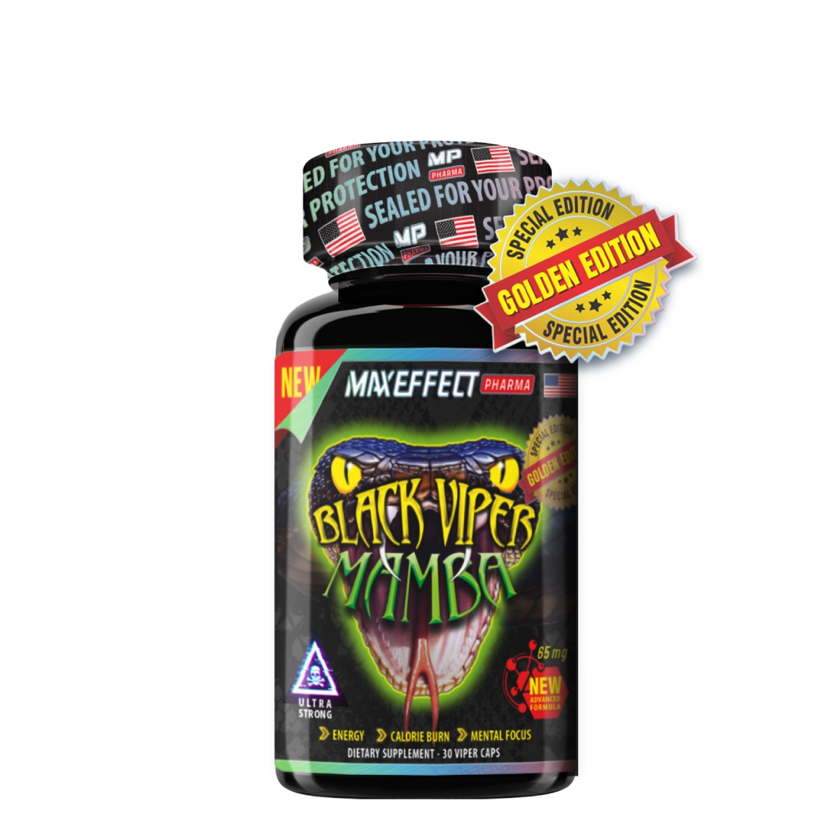 Black Viper Mamba - Termogênico - Maxeffect Pharma - MaxEffect Pharma