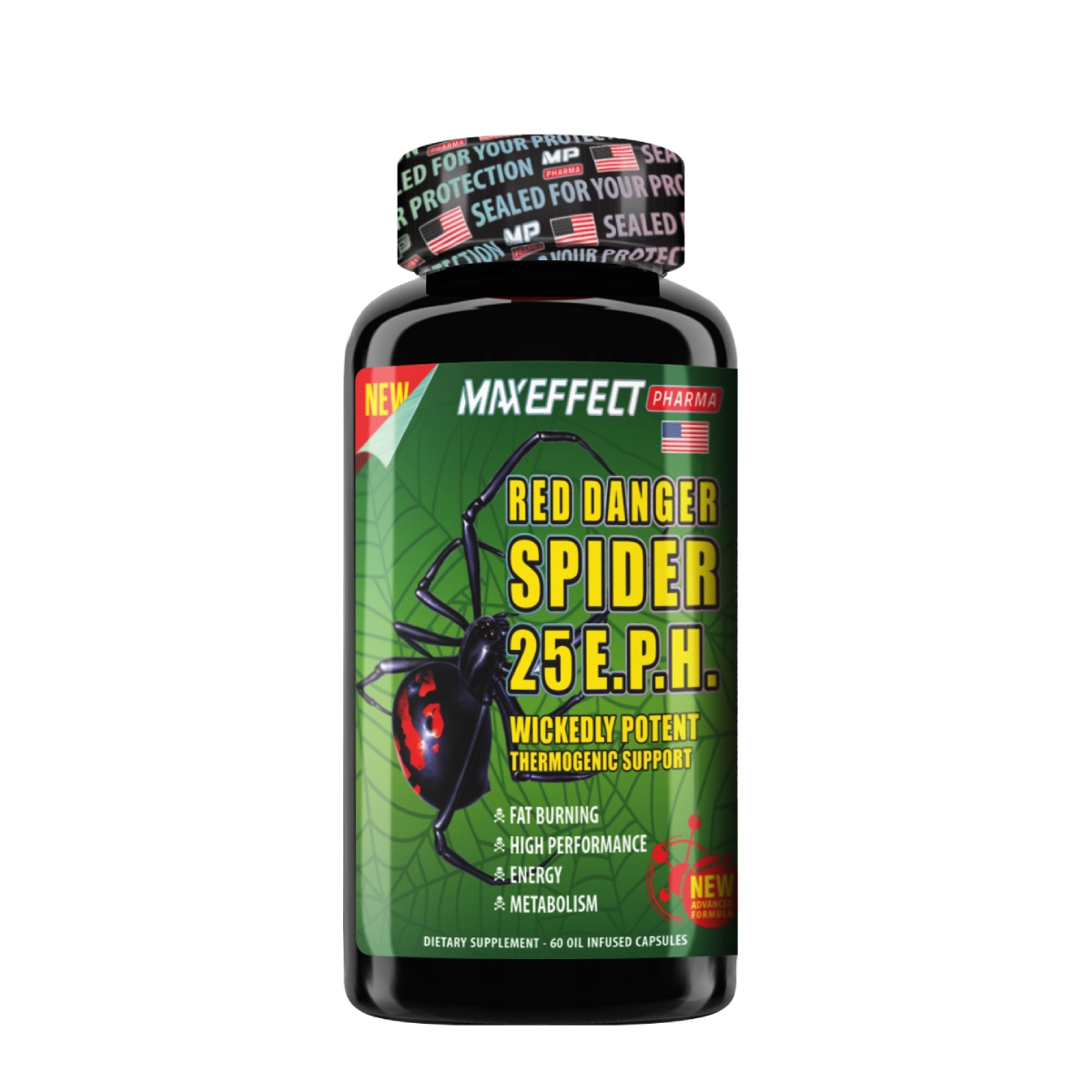 Red Danger Spider Termogênico - Maxeffect Pharma - MaxEffect Pharma