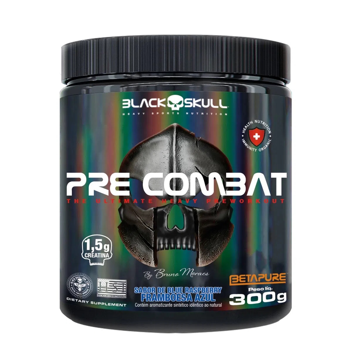 Pre-Combat Ultimate Heavy Pré-treino (300g) - Black Skull - Black Skull