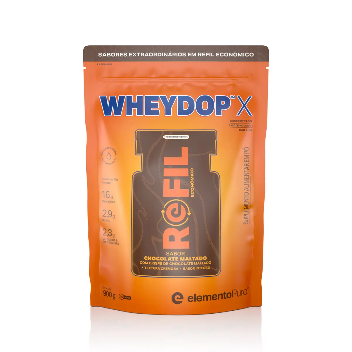 Whey Dop X | Refil | Elemento Puro - Elemento Puro