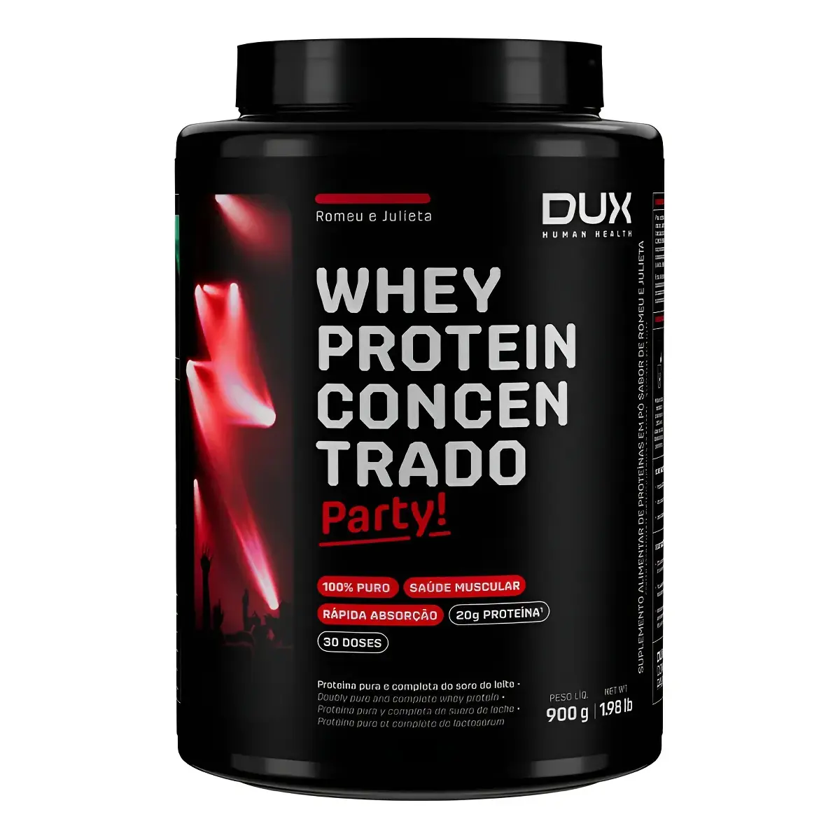Whey Party! | Concentrado | 900g | Dux - Dux Nutrition Lab