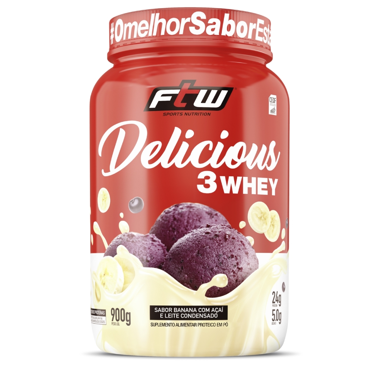 Delicious 3whey (900g) - Ftw - FTW