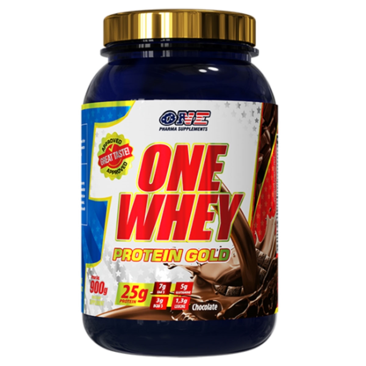 One Whey Protein Gold (900g) One Pharma - One Pharma Supplements LLC