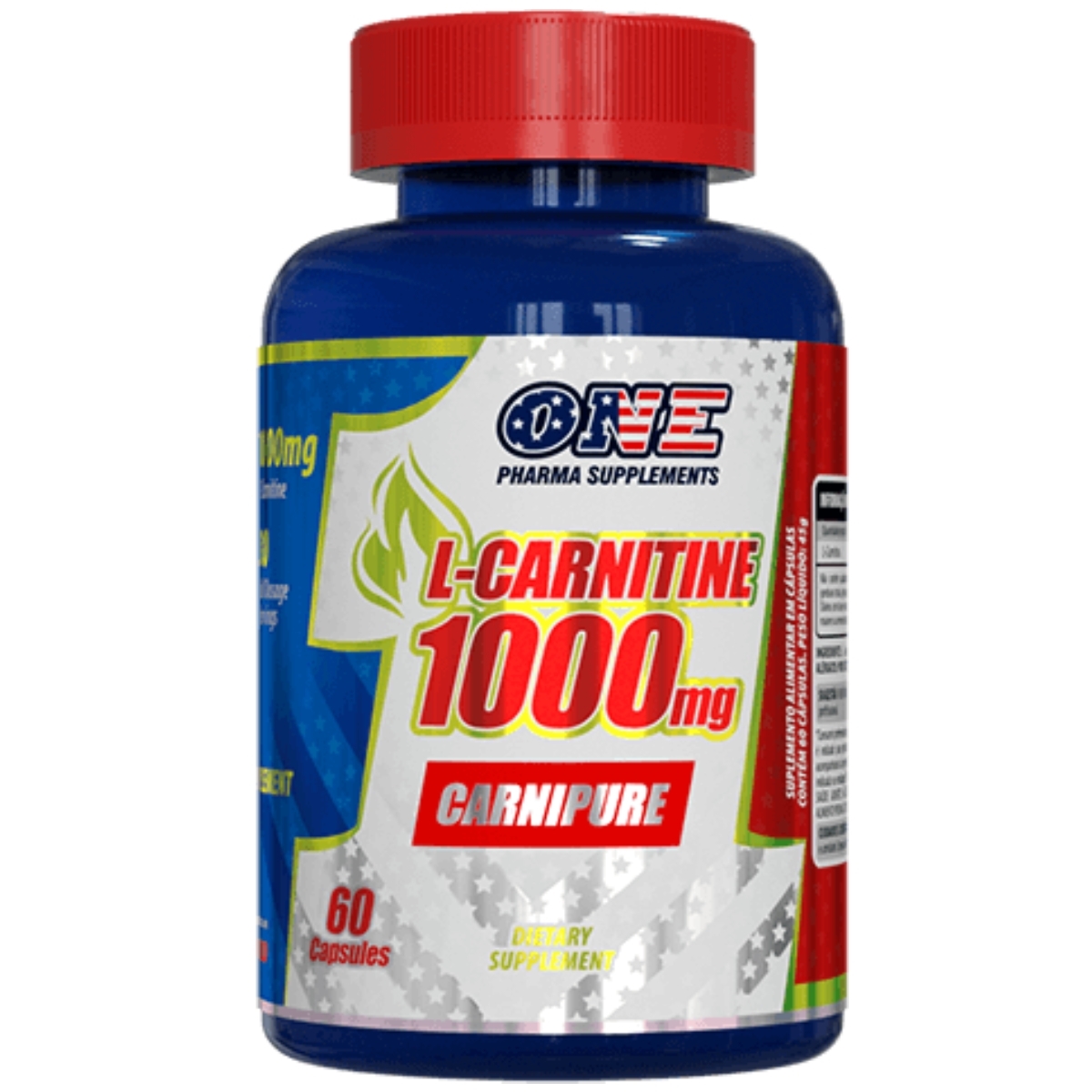 L-carnitine 1000mg (60 Caps) - One Pharma - One Pharma Supplements LLC