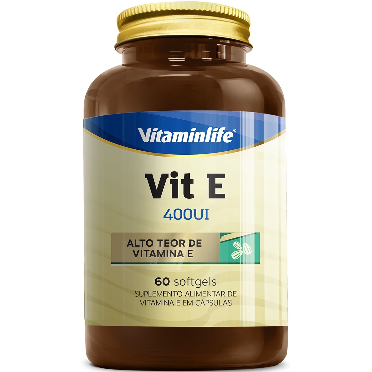 Vit e 400ui (60 Capsulas) - Vitaminlife - VitaminLife