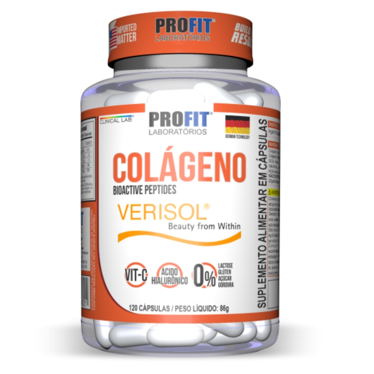 Colageno Verisol 120 Capsulas Profit - ProFit