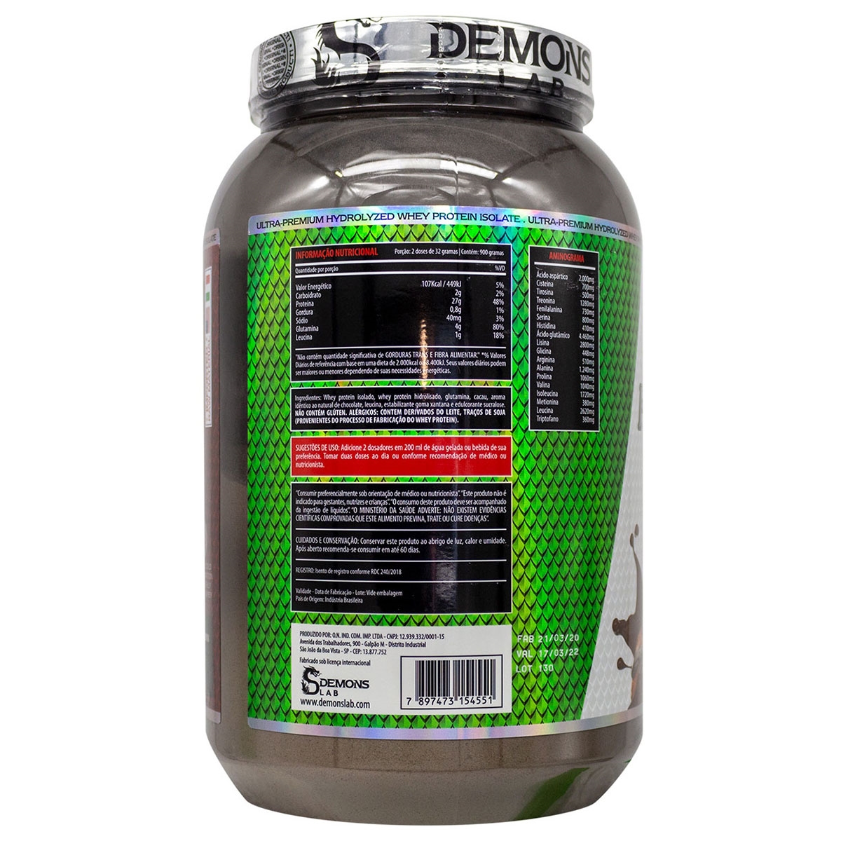 Hydromorph (900g) - Demons Lab - Demons Lab