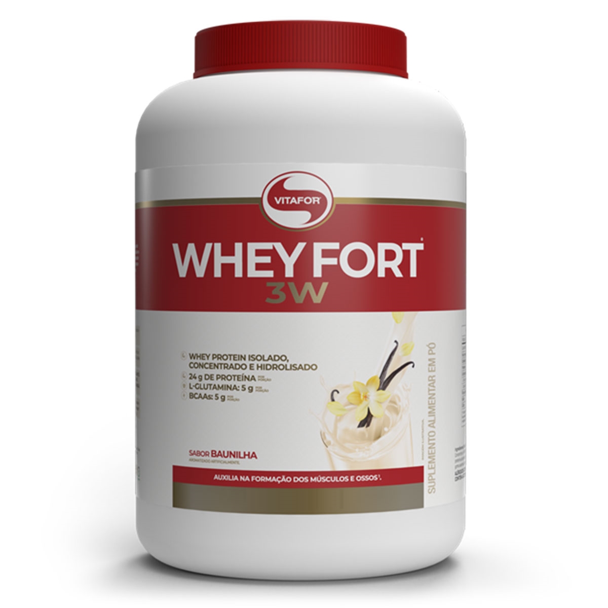 Whey Fort 3w (1,8kg) - Vitafor - Vitafor