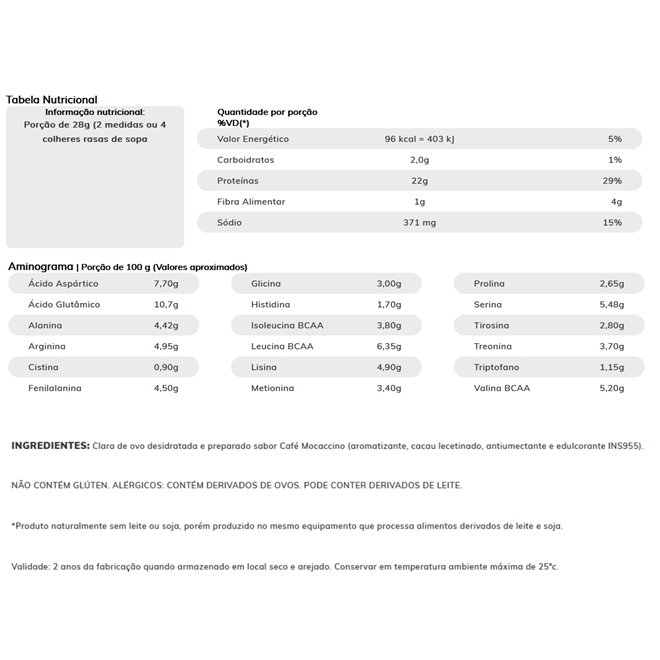 Albumina (420g) - Naturovos - Naturovos