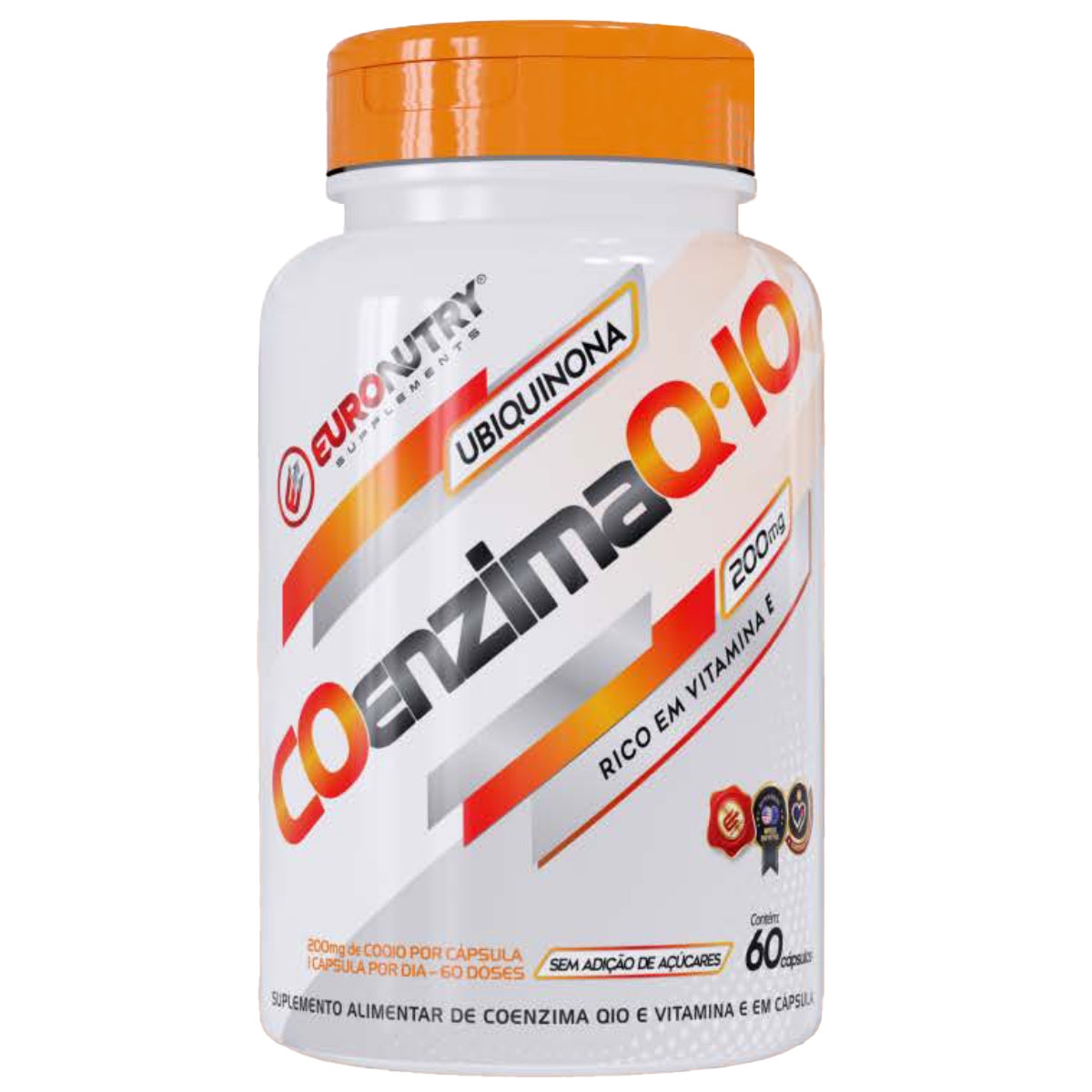 Coenzima Q10 200 Mg com 60 Capsulas - Euronutry