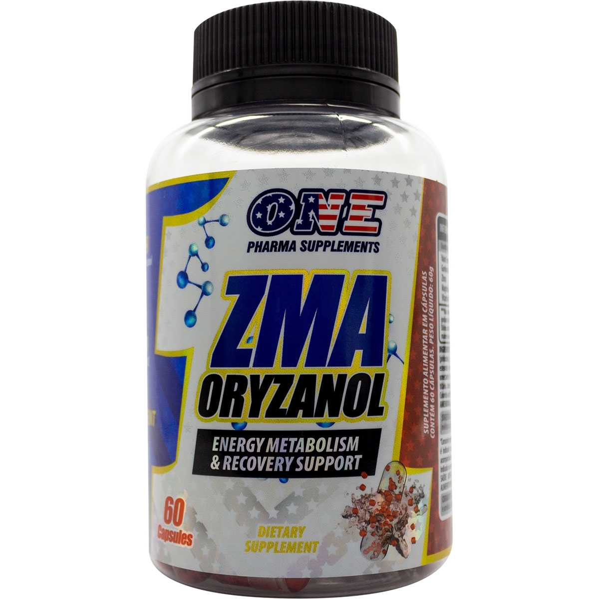 One Pharma - Zma Oryzanol 60 Liquid Caps - One Pharma Supplements LLC