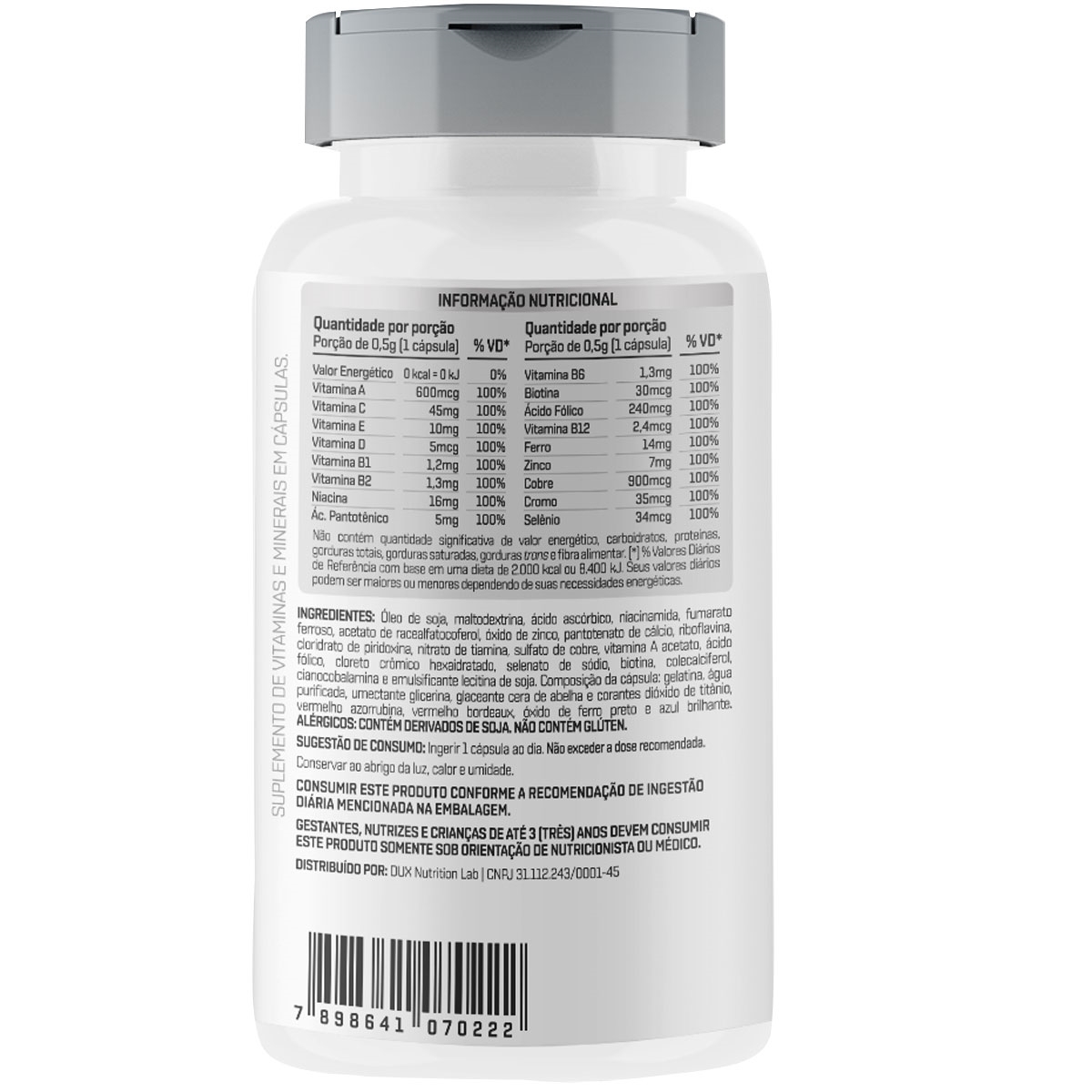 Multivitaminico (90 Capsulas) - Dux - Dux Nutrition Lab